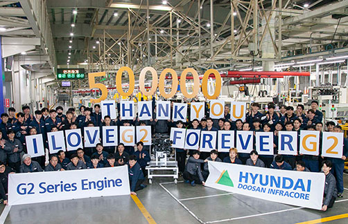 History : HD HYUNDAI INFRACORE Engine
